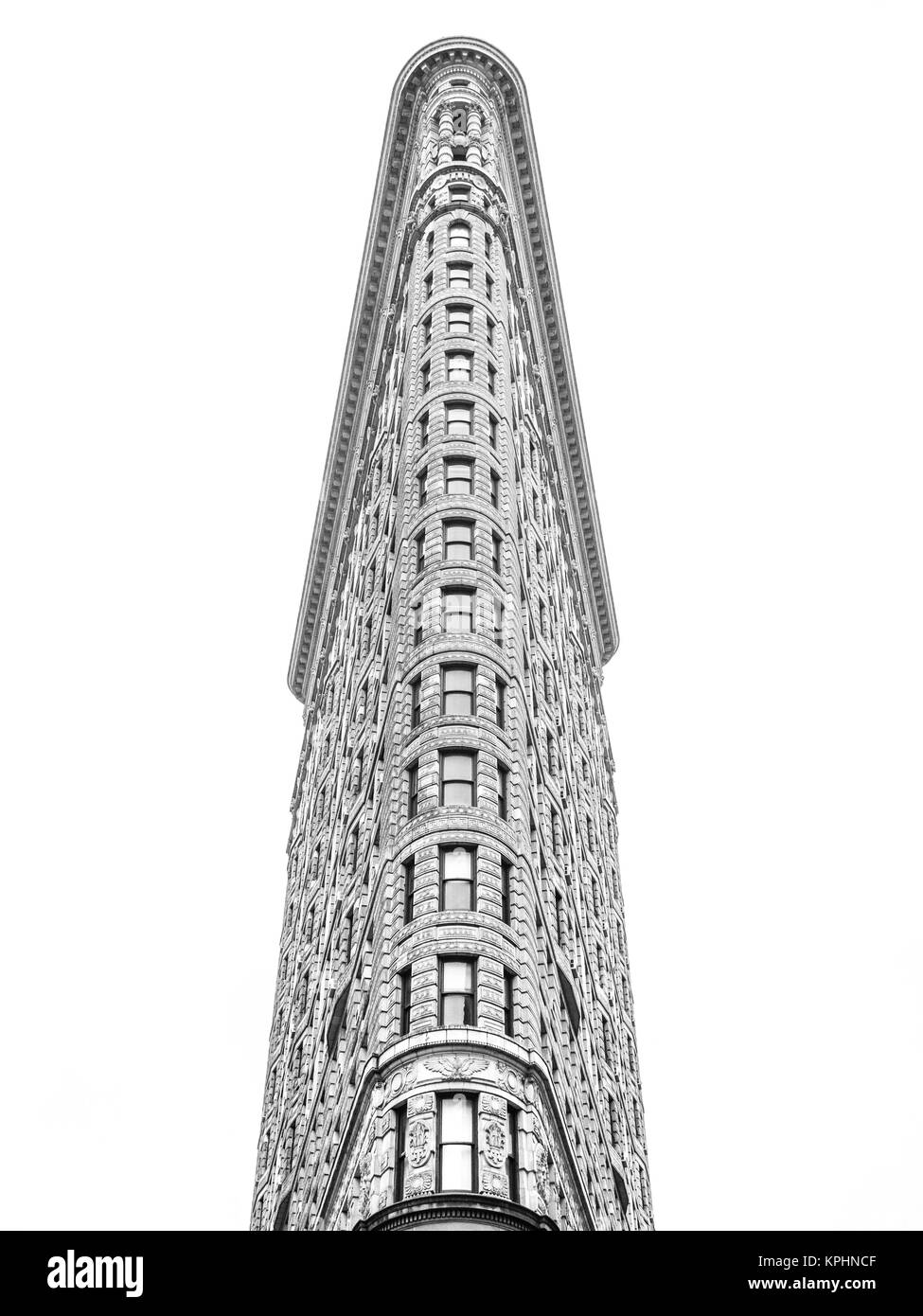 New York, New York, USA - January 4, 2015: Historic Flatiron Building ...