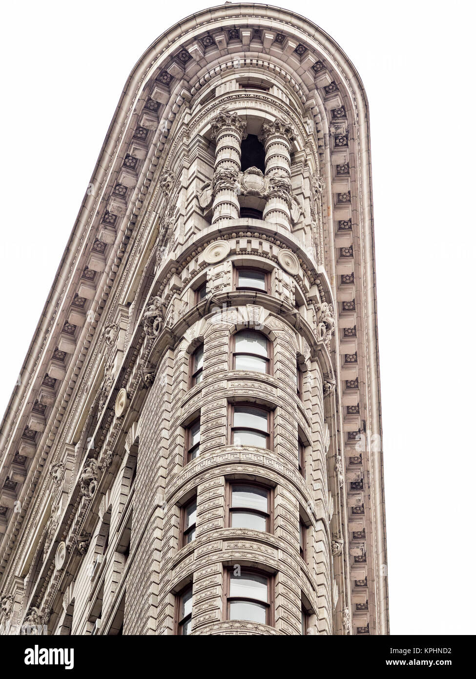 New York, New York, USA - January 4, 2015: Historic Flatiron Building ...