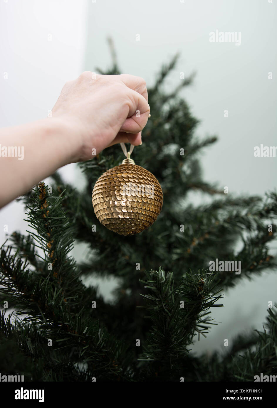 Placing decoration hi-res stock photography and images - Alamy