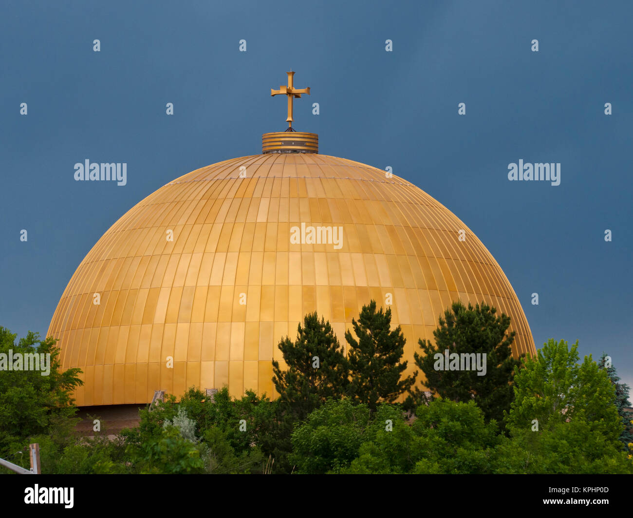 USA, WA, Denver. Assumption of the Theotokos Greek Orthodox Cathedral ...