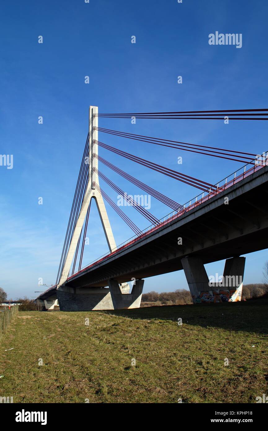 Lower Rhine Bridge Wesel Stock Photo - Alamy