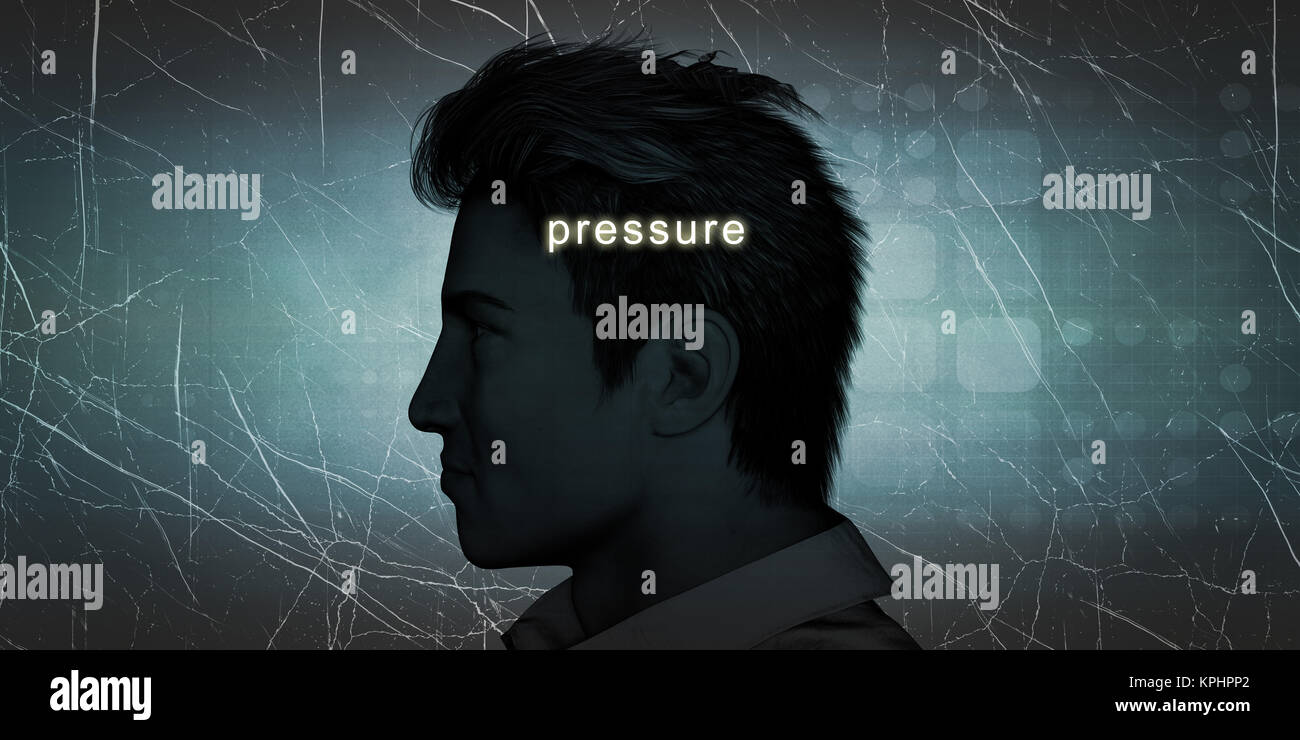 Man Experiencing Pressure Stock Photo - Alamy