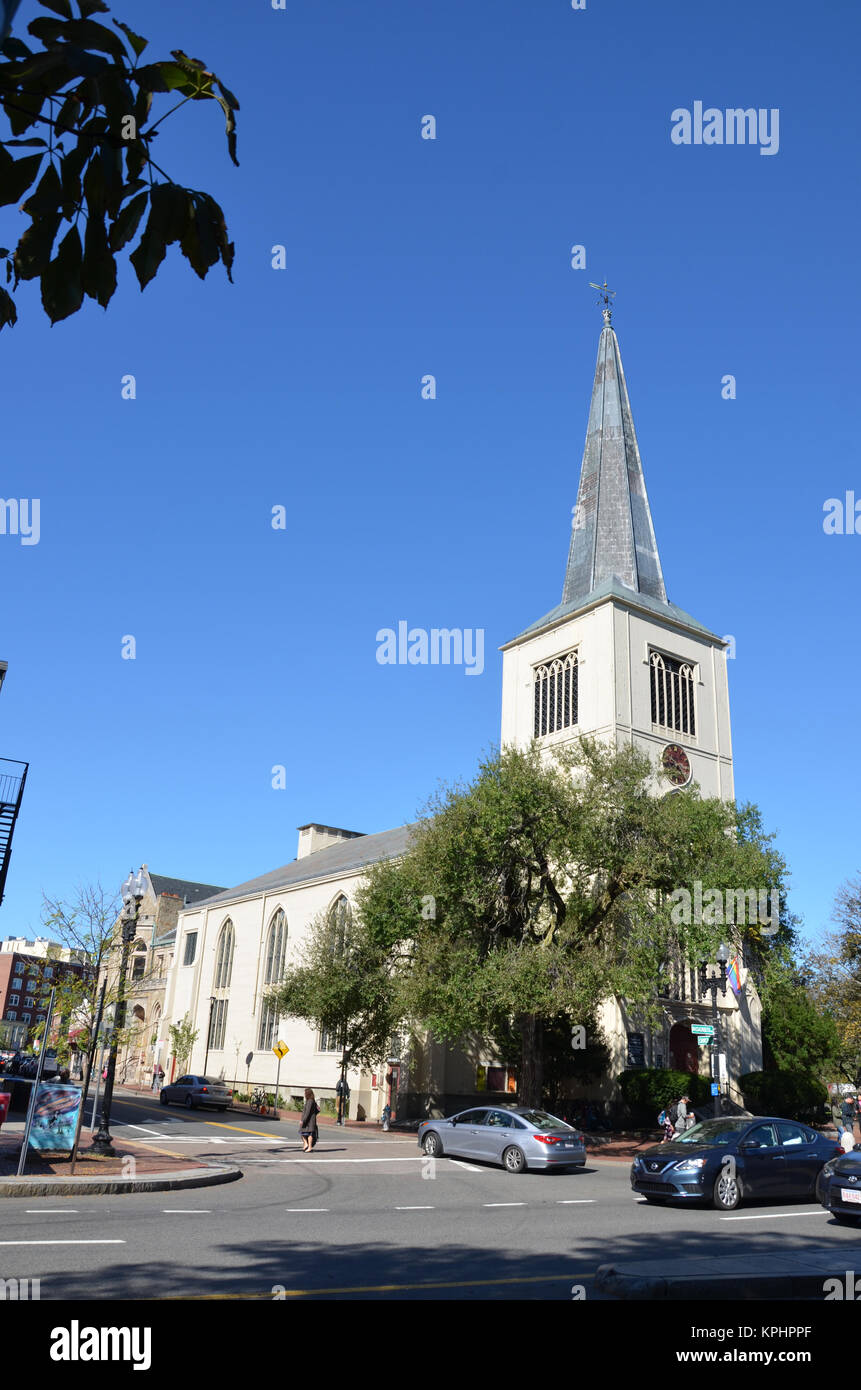 First Parish Church, Harvard University, Cambridge, Massachusetts,USA ...