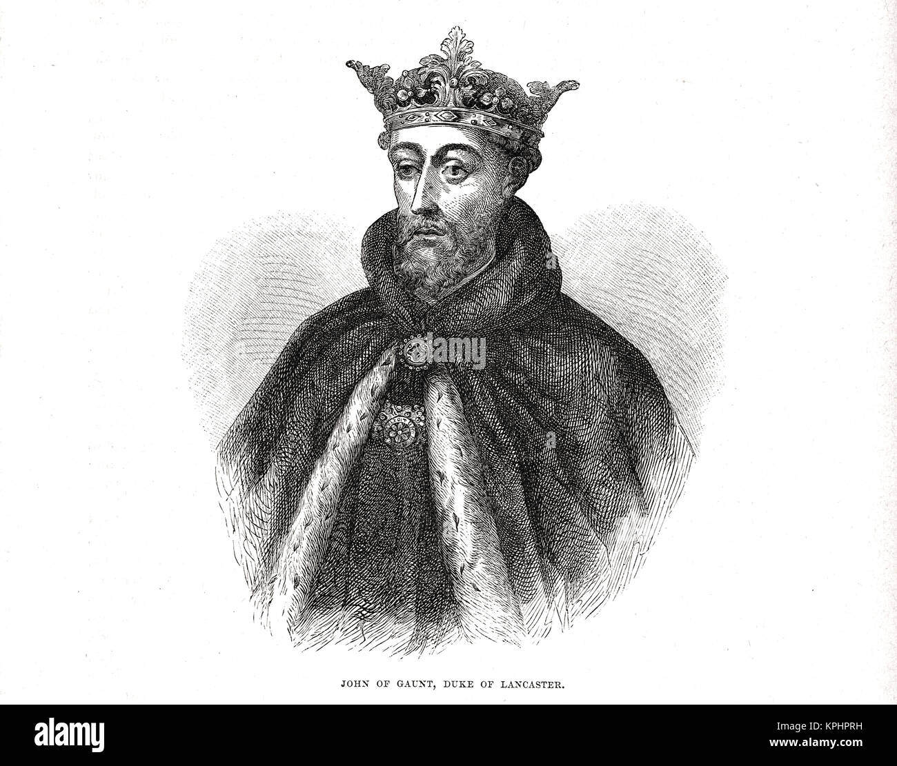 John of Gaunt, 1st Duke of Lancaster, 1340-1399 Stock Photo - Alamy
