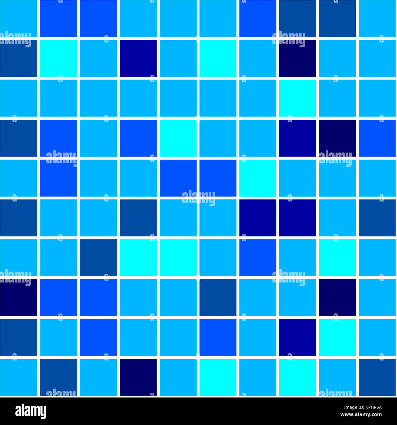 Seamless tiles background different shades of blue colour Stock Photo ...