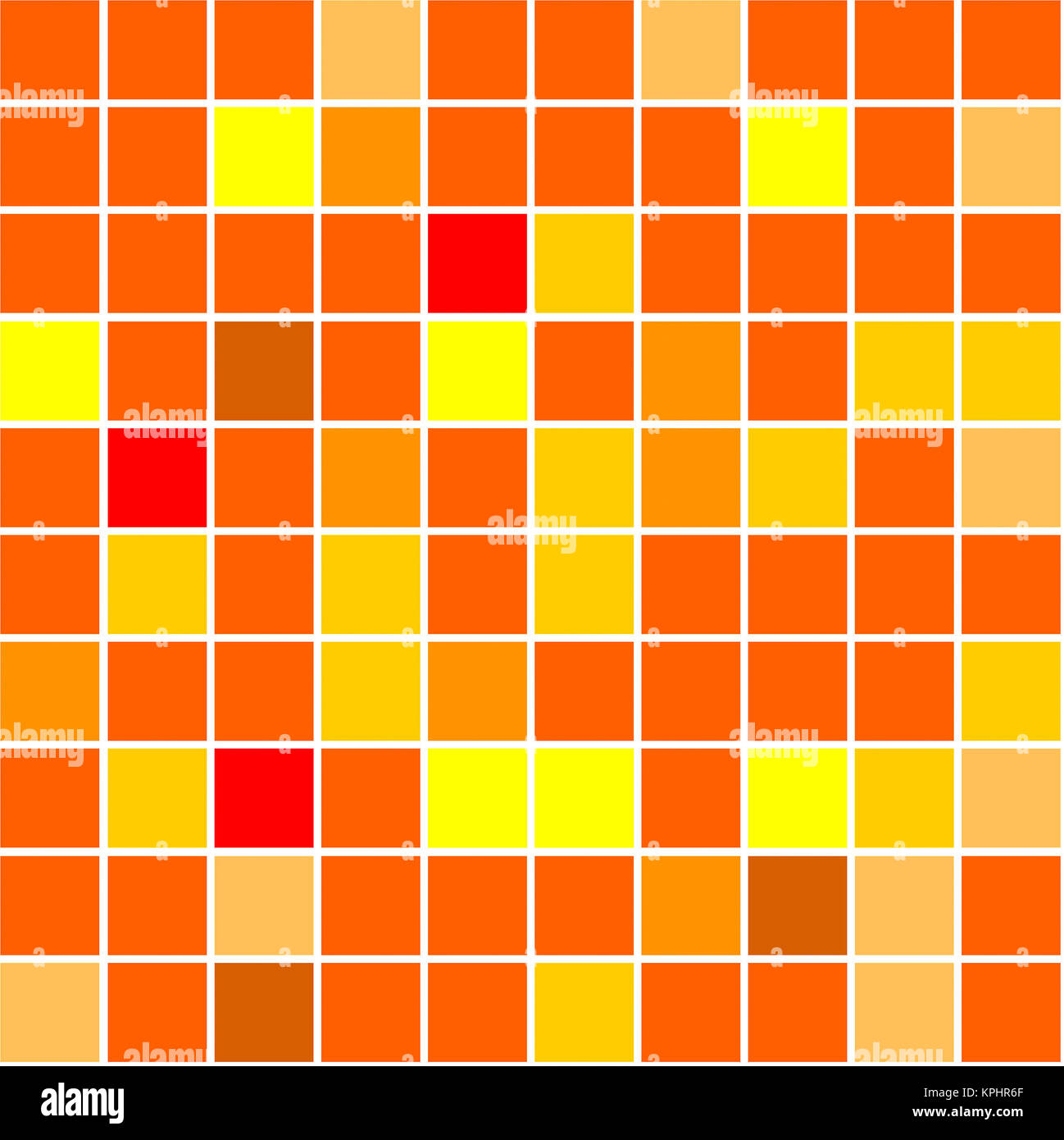 Orange Shades Colour
