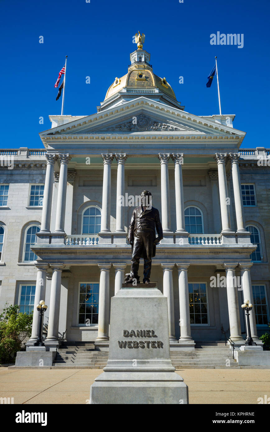 USA, New Hampshire, Concord, New Hampshire State House, exterior Stock ...
