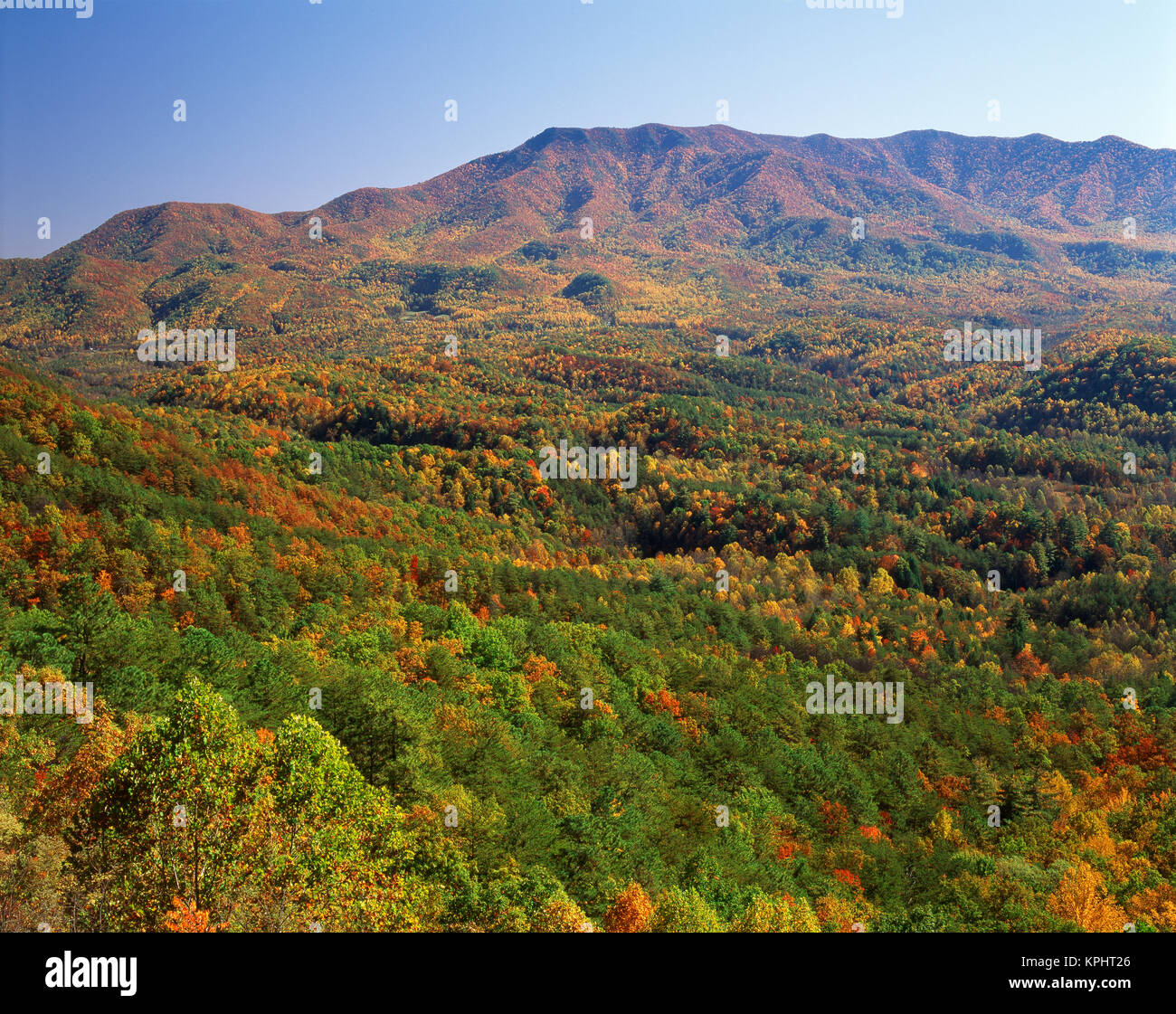 USA, North Carolina, Great Smoky Mountains National Park, View of Mt ...