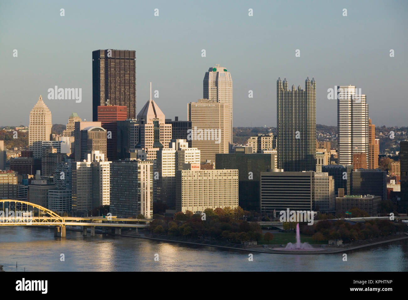 Pittsburgh golden triangle hi-res stock photography and images - Alamy