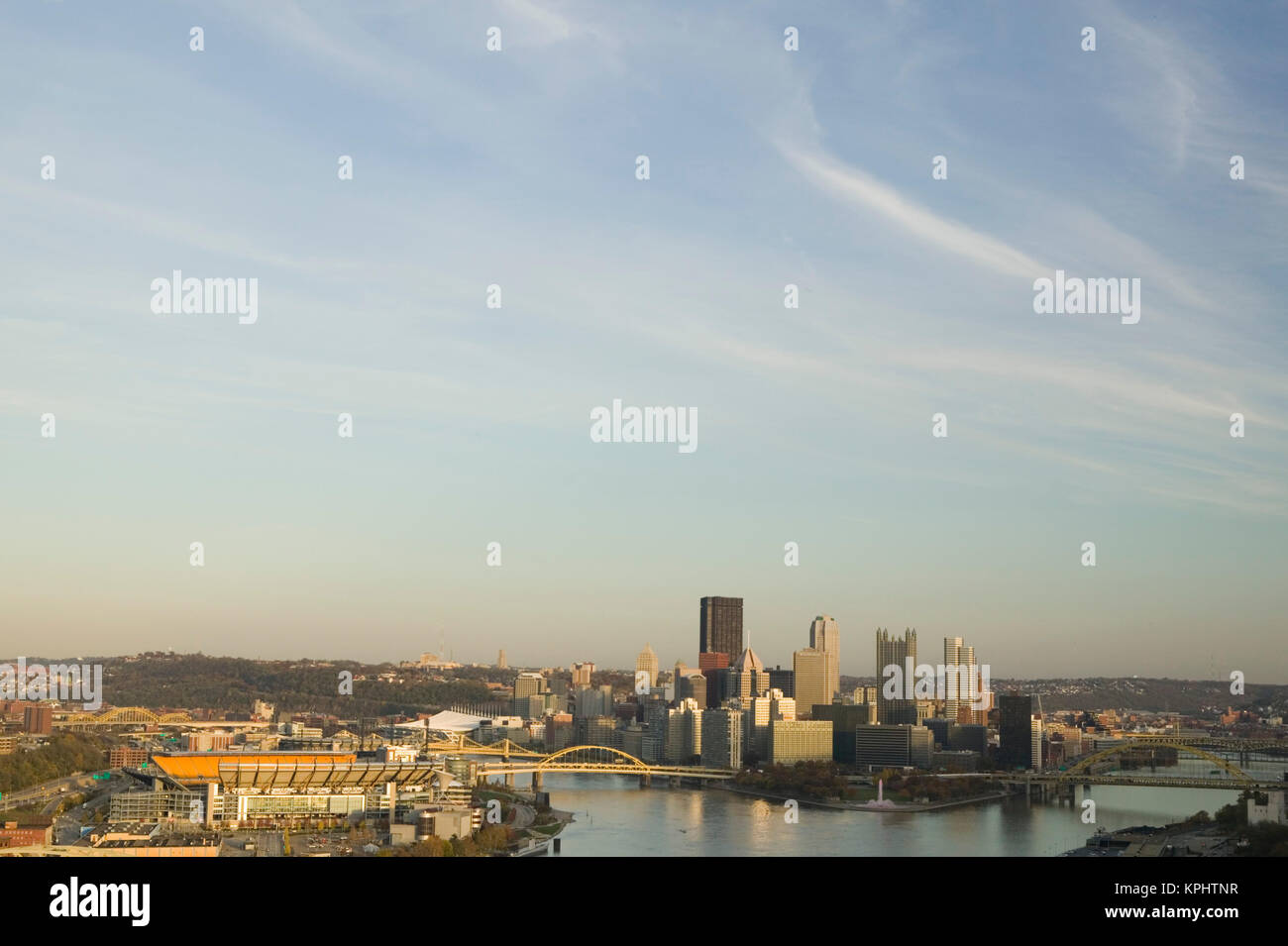 Pittsburgh stadium aerial view hi-res stock photography and images - Alamy