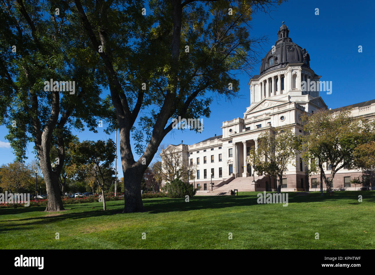 USA, South Dakota, Pierre, South Dakota State Capitol exterior Stock ...