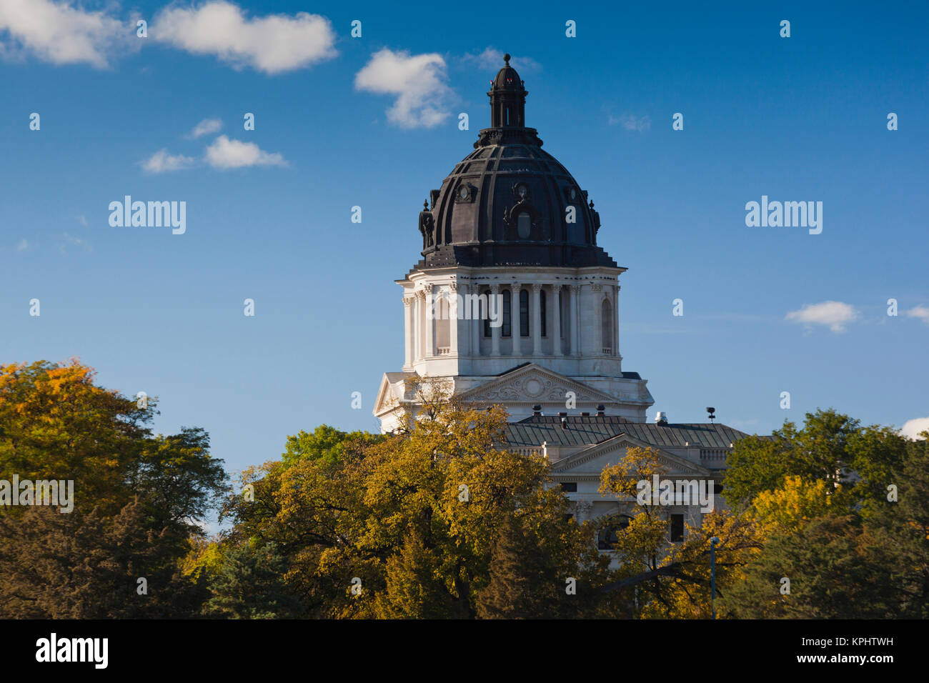 USA, South Dakota, Pierre, South Dakota State Capitol exterior Stock ...