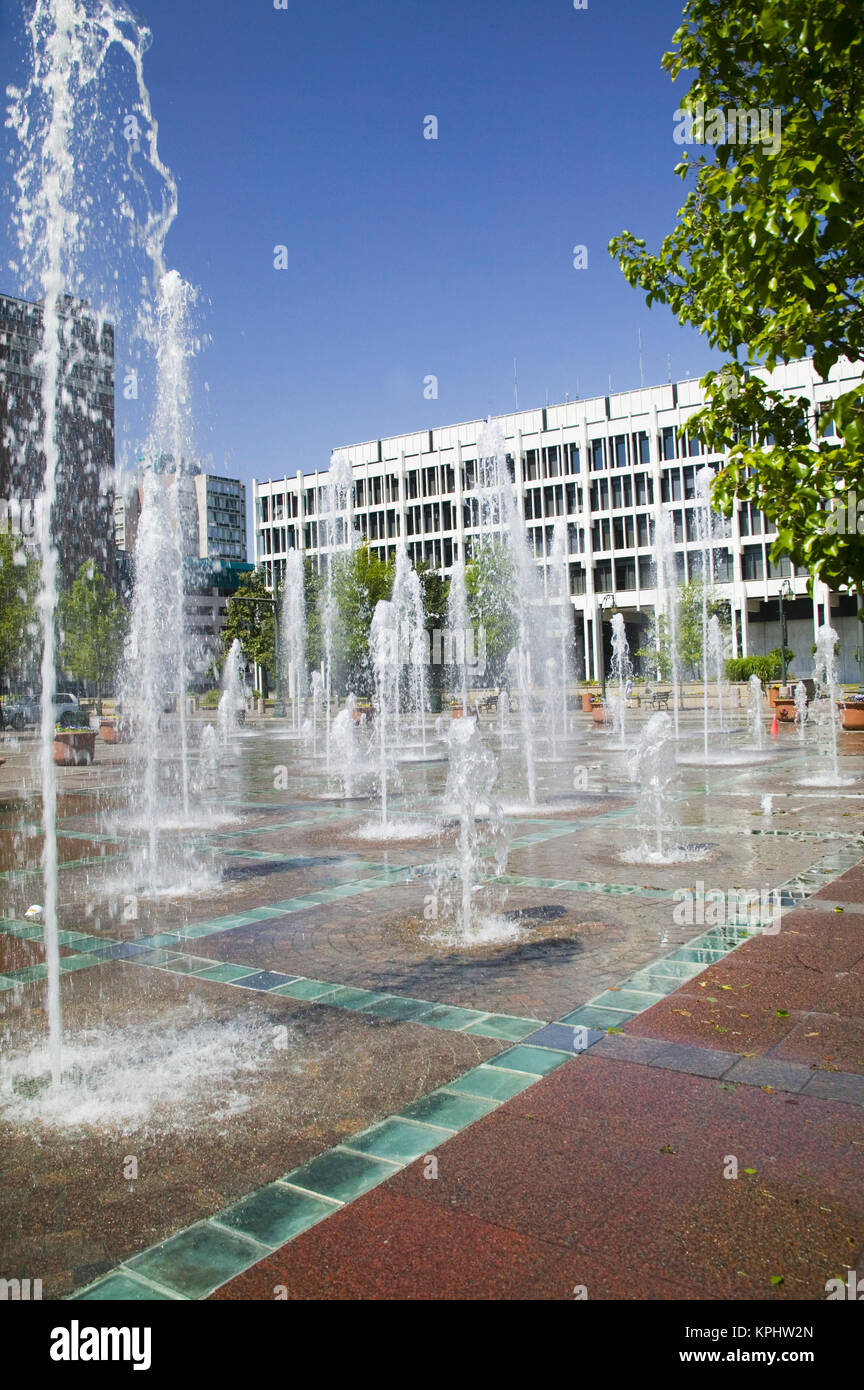NA, USA, Tennessee, Memphis, Court Square Park in City Center Stock ...