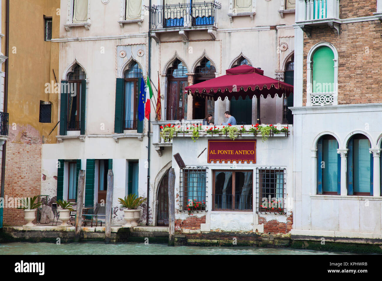 Europe. Italy. Venice. Homes Along the Grand Canal of Venice Stock ...