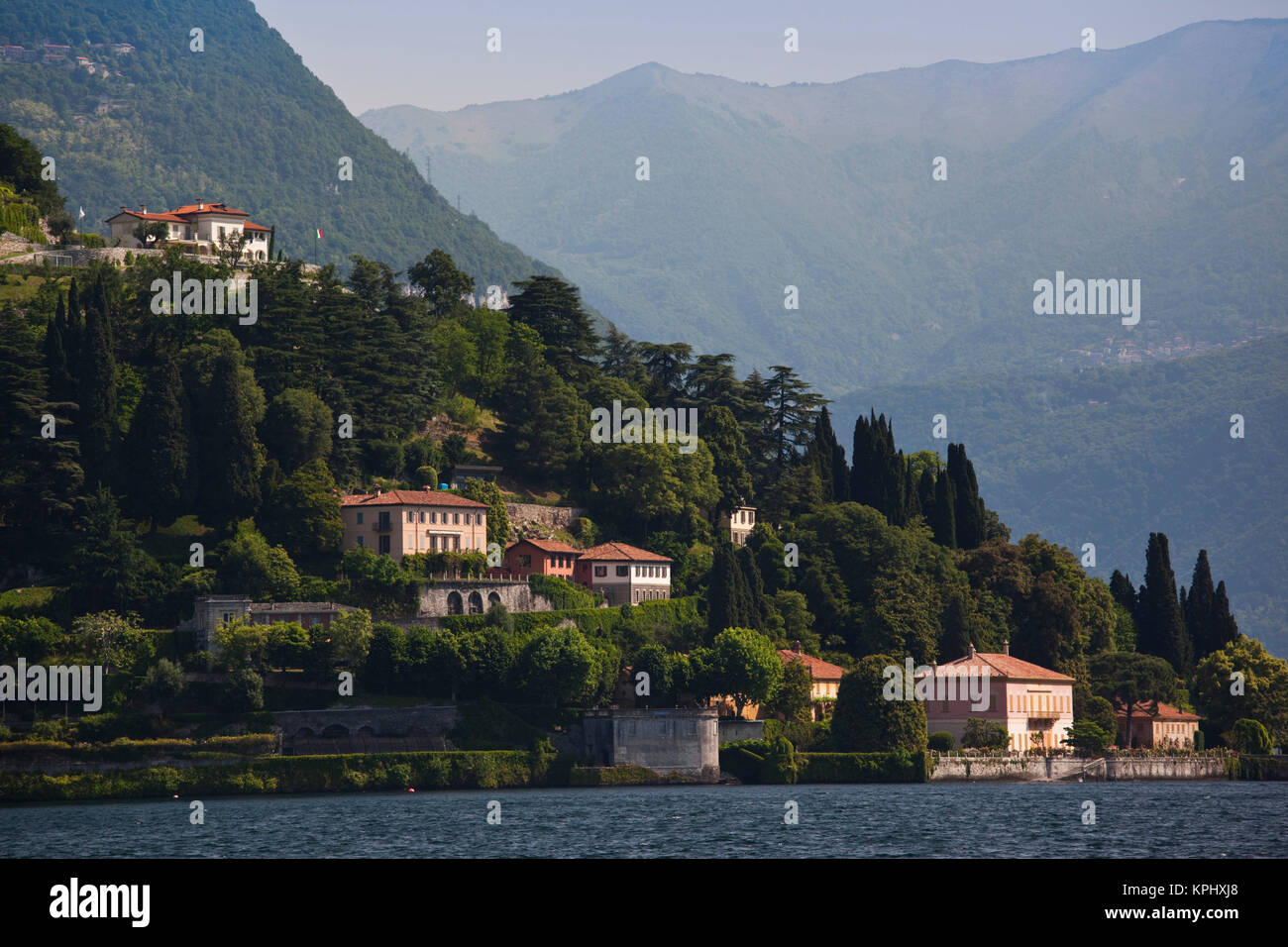 Italy, Como Province, Cernobbio. Lakeside Stock Photo - Alamy