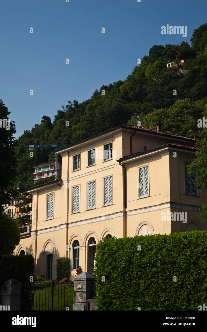 Italy, Como Province, Como. Villa on the Viale Geno Stock Photo - Alamy