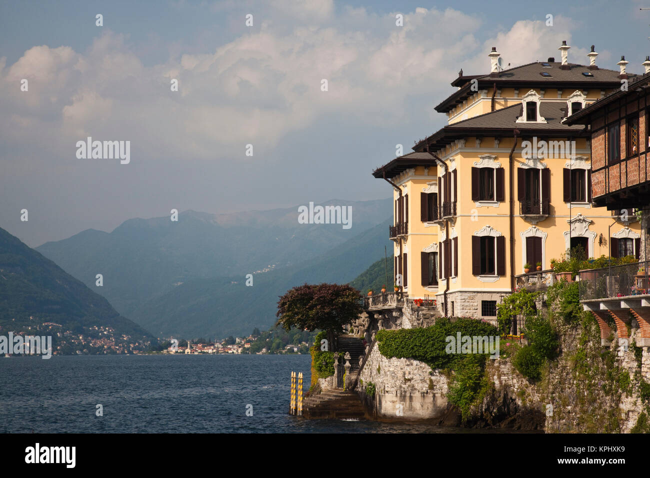 Italy, Como Province, Como. Villa on the Viale Geno Stock Photo - Alamy