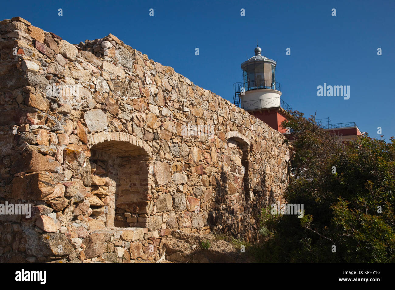 Italy, Sardinia, Capo Spartivento. Lighthouse Stock Photo - Alamy