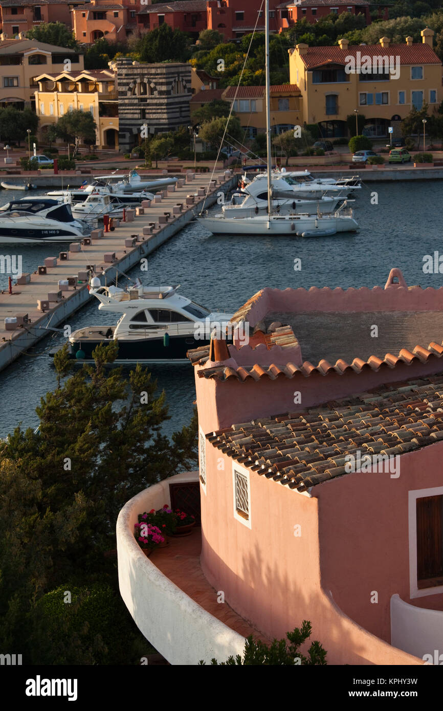Italy, Sardinia, Porto Cervo. Yacht harbor Stock Photo - Alamy