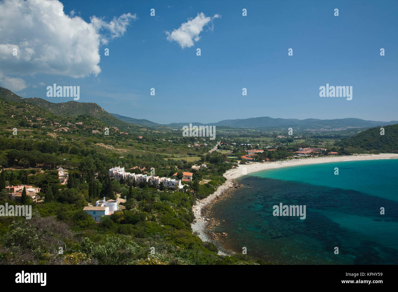 Italy, Sardinia, Solanas. Golfo de Carbonara Stock Photo - Alamy