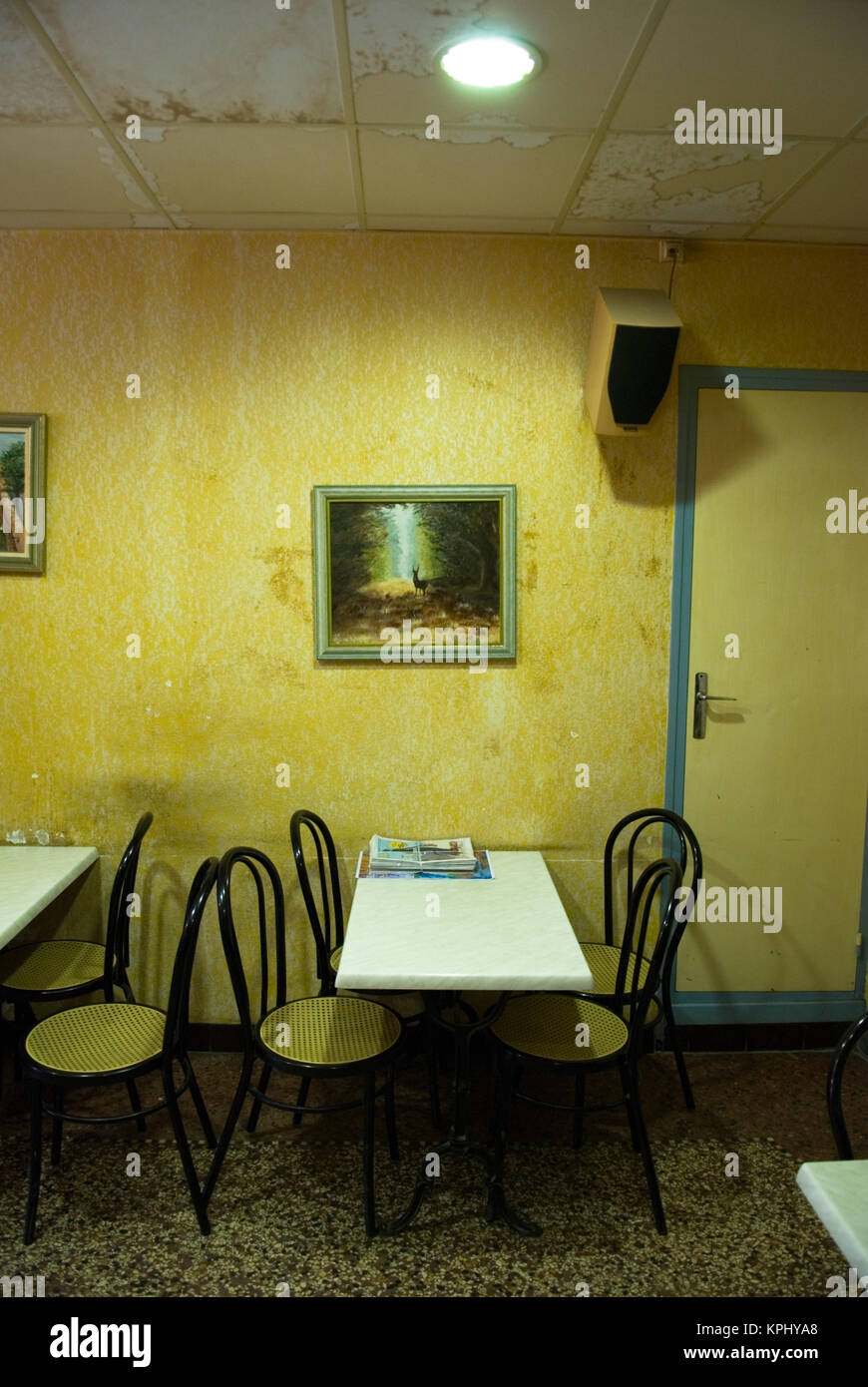 Old French Cafe Interior High Resolution Stock Photography and Images ...