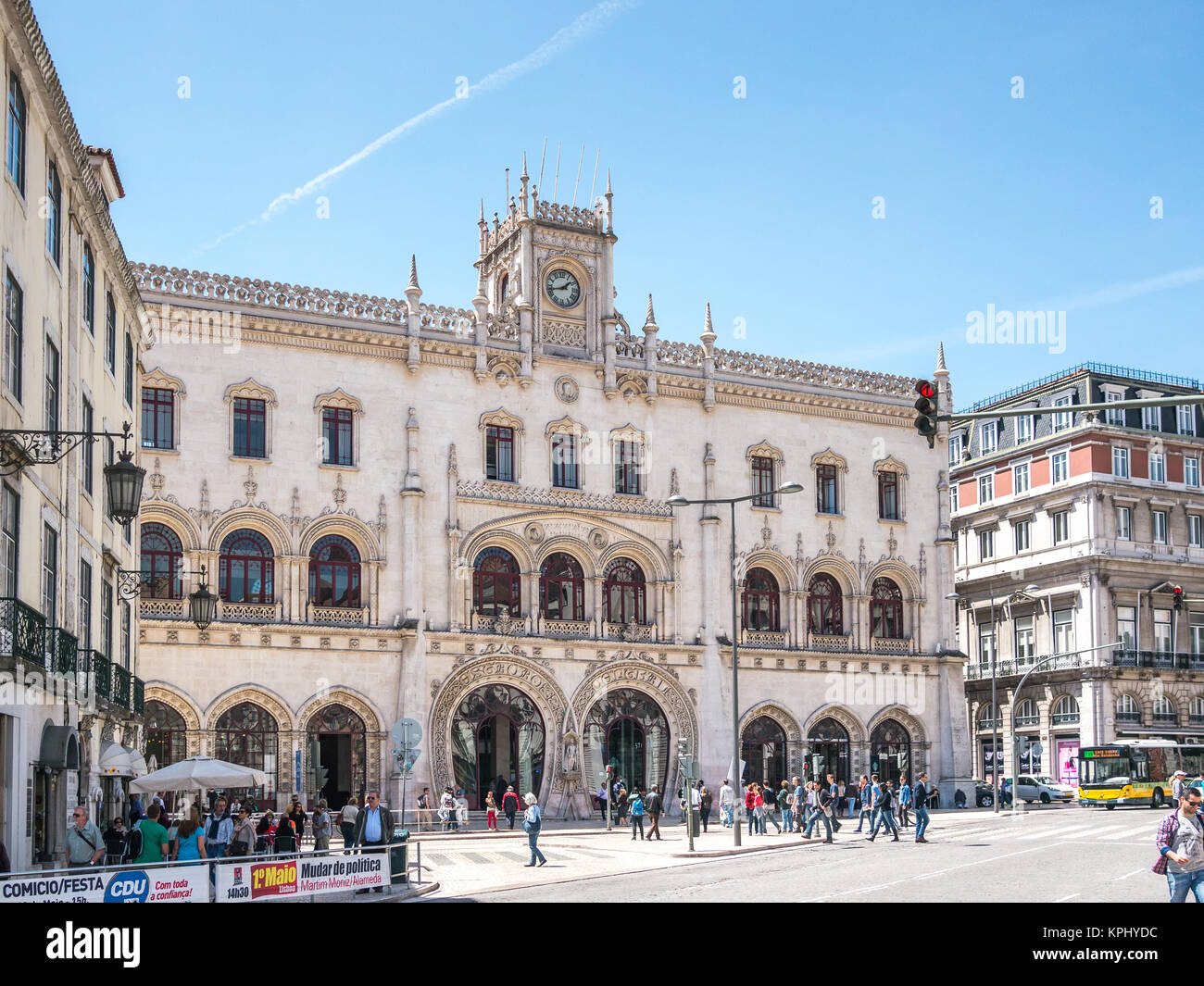 Rossio railway station interior hi-res stock photography and images - Alamy