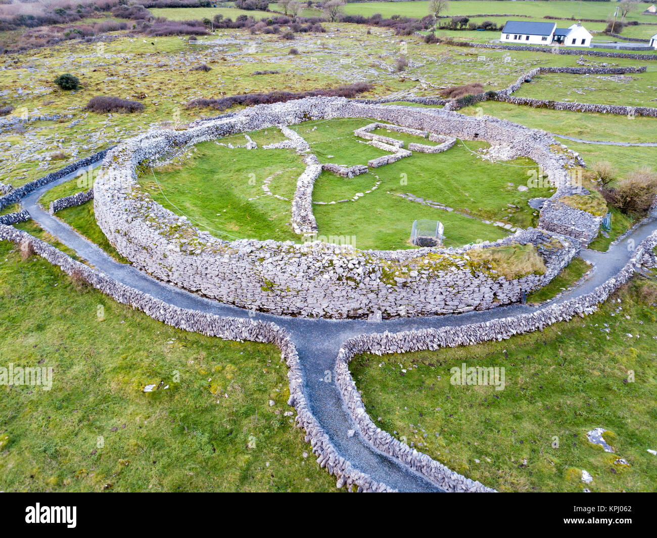 Caherconnell Celtic stone fort, Early Middle Age in Burren Region ...