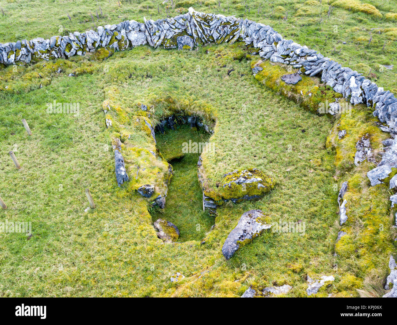 Caherconnell Celtic stone fort, Early Middle Age in Burren Region ...