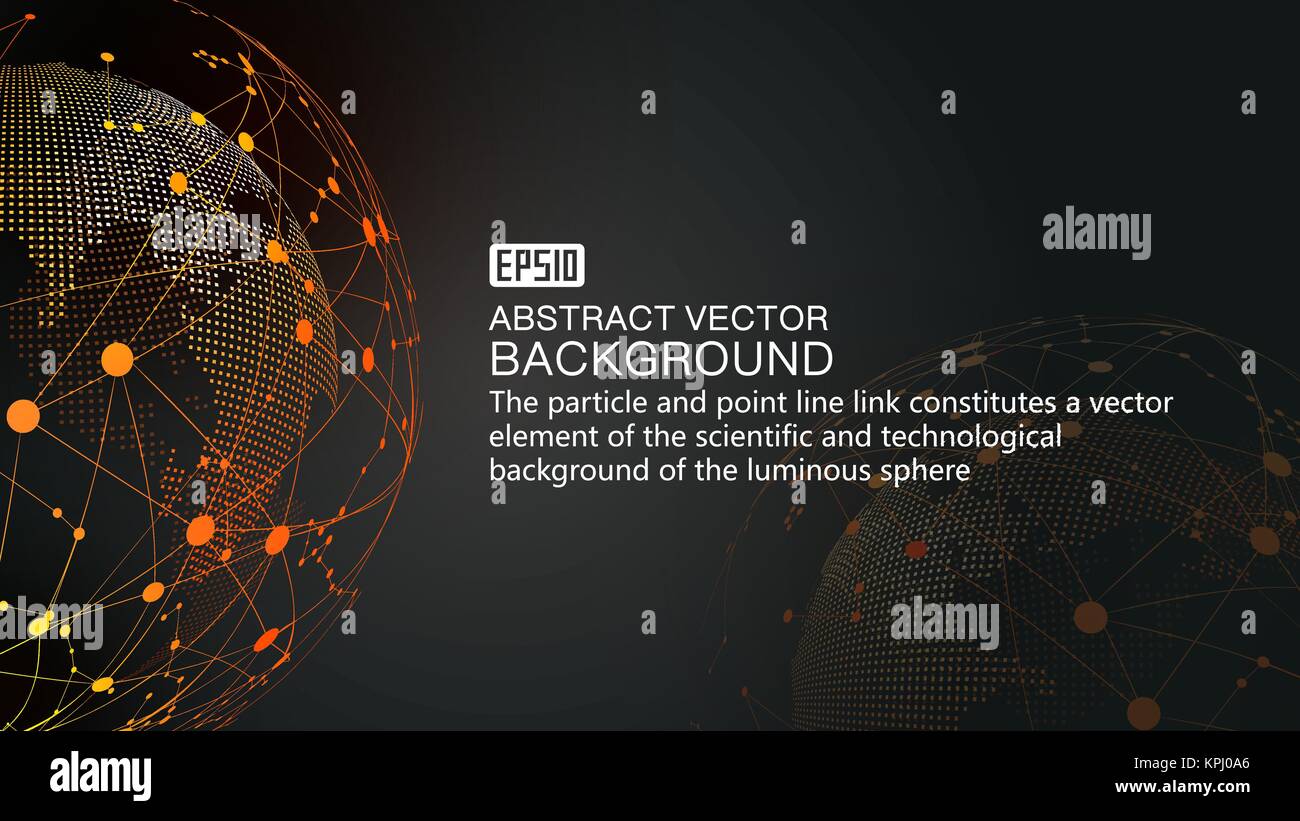 World map point, line, composition, representing the global, network connection,international ...