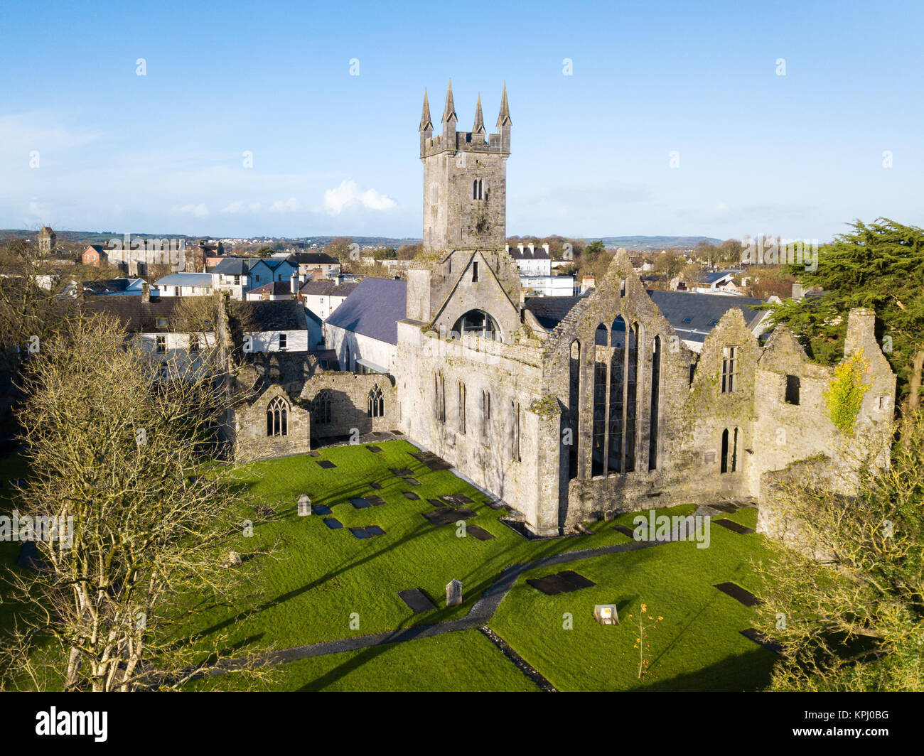 Ennis Friary, Abbey Saint Lifford, Ennis, County Clare, Ireland Stock ...