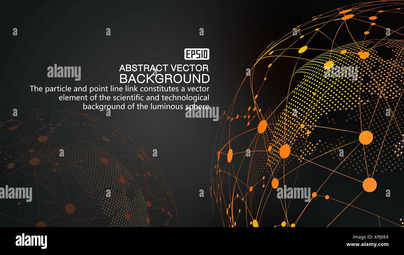 World map point, line, composition, representing the global, network ...