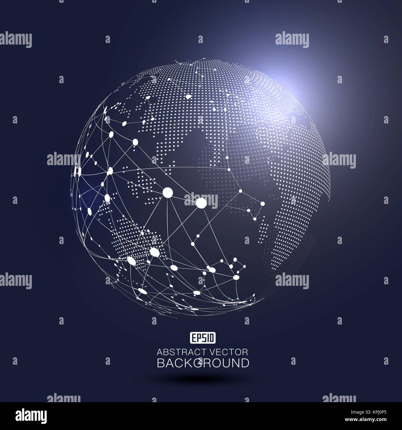 World map point, line, composition, representing the global, network connection,international ...