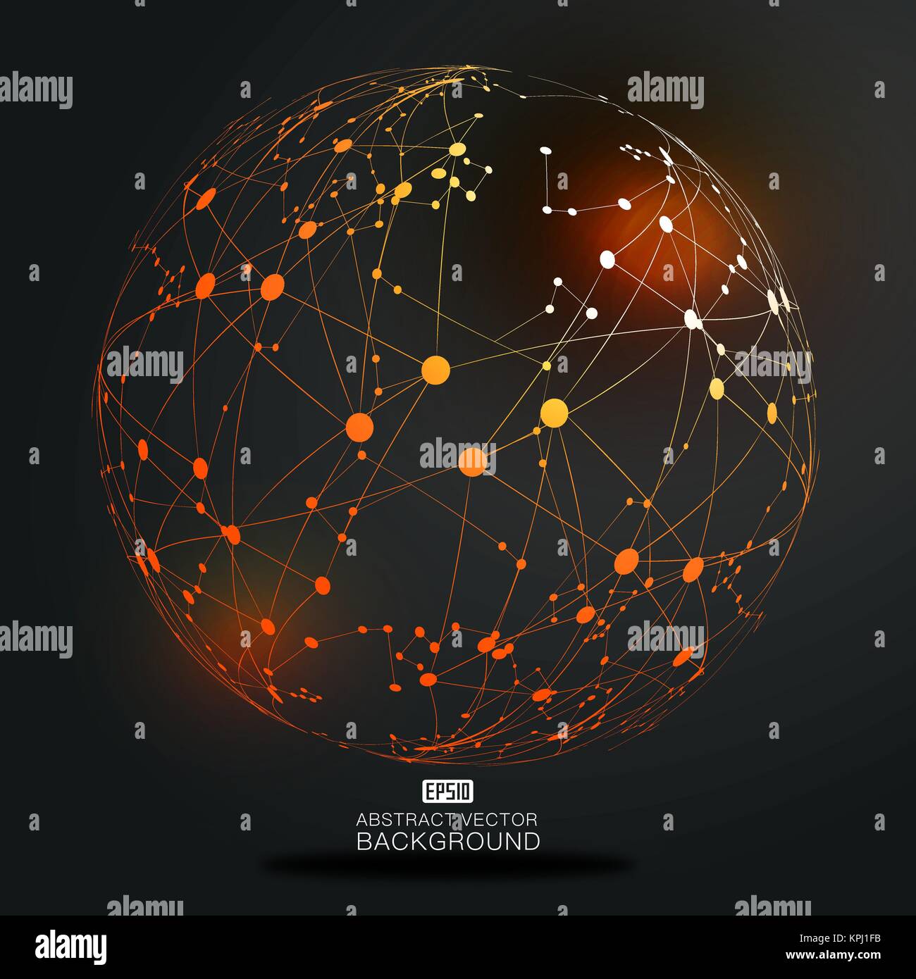 World map point, line, composition, representing the global, network connection,international ...