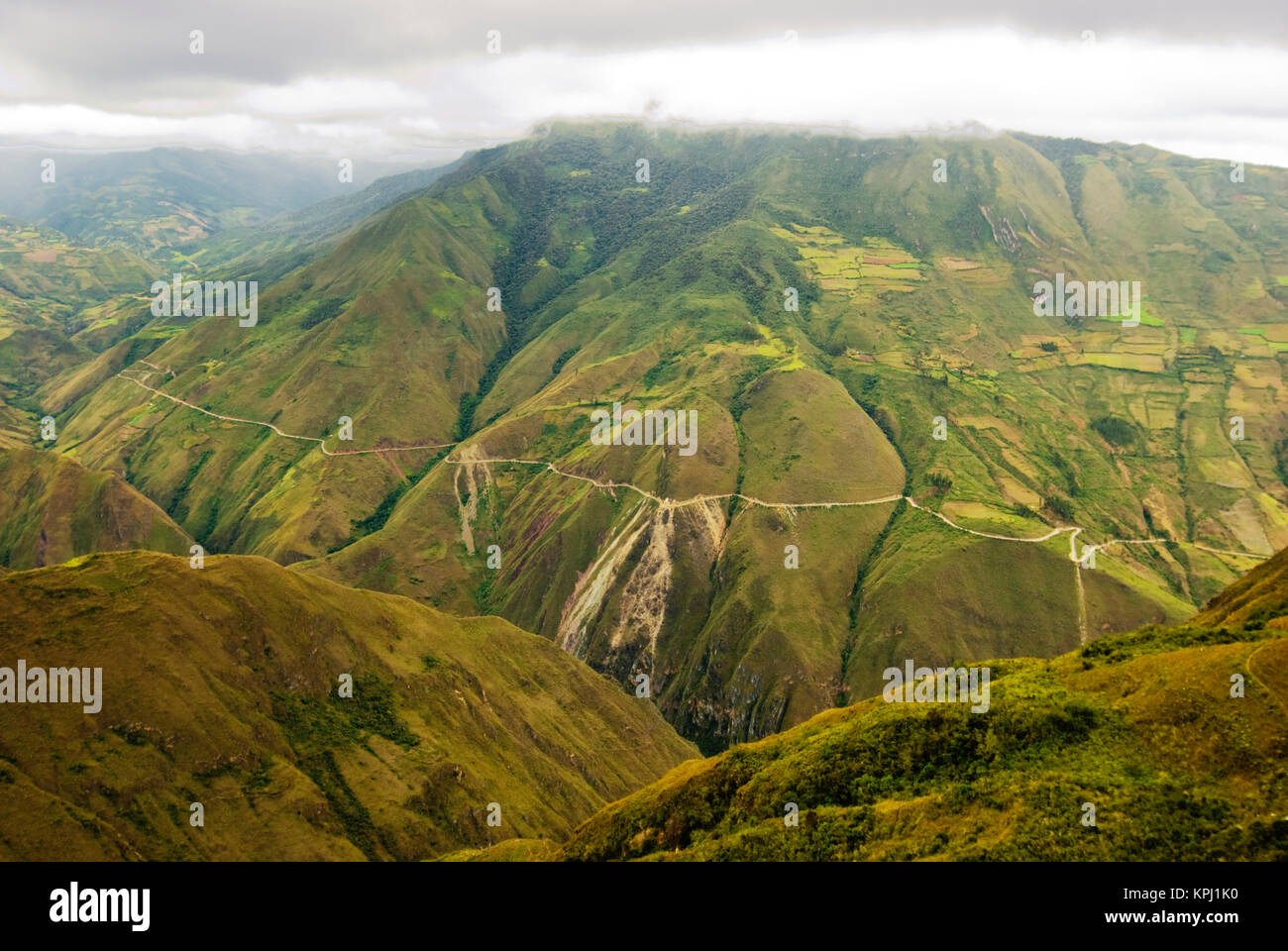 Latin America; South America; Peru; Andes Mountains; Amazonas Province ...