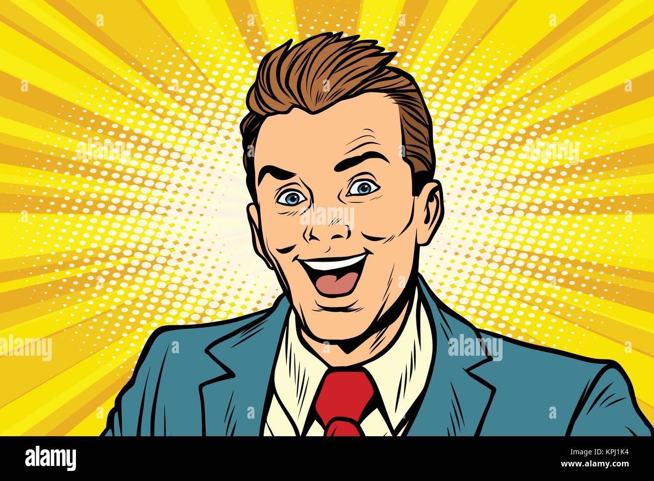 Happy smiling man Stock Vector Images - Alamy
