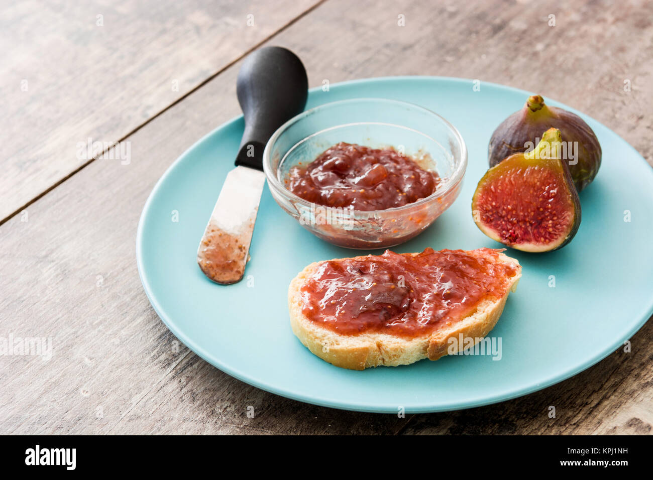 Toast sweet fig jam hi-res stock photography and images - Alamy