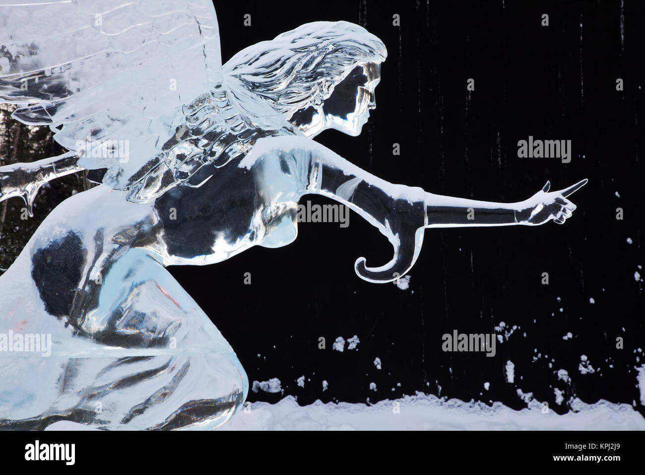 North America. USA. Fairbanks. World Ice Carving Championships, With ...