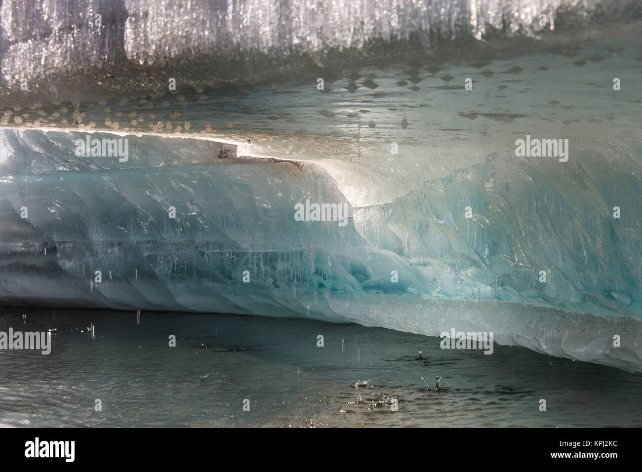 Ice formation. Along Kongakut River. Arctic National Wildlife Refuge ...