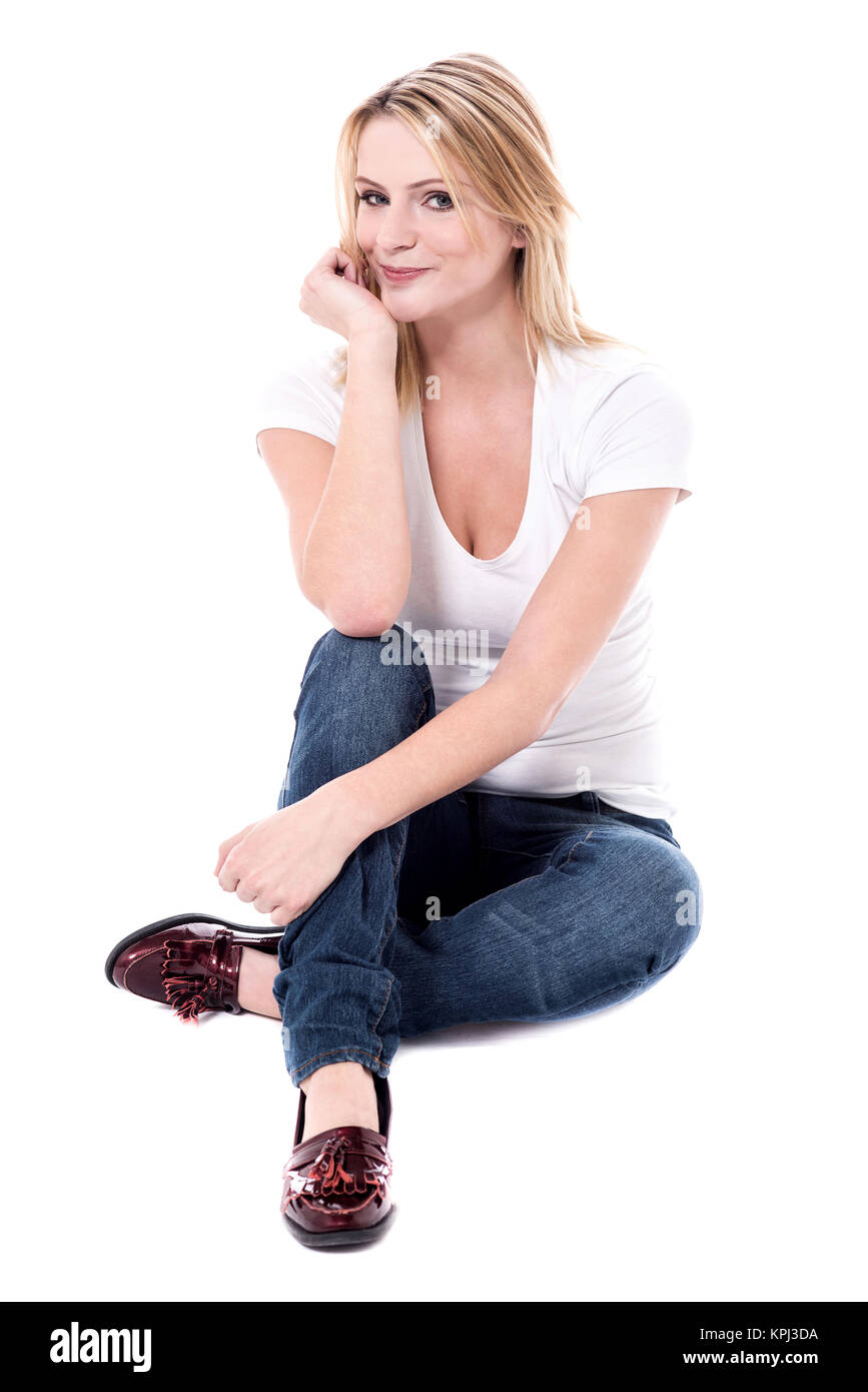 Photo gorgeous pretty young Cut Out Stock Images & Pictures - Alamy