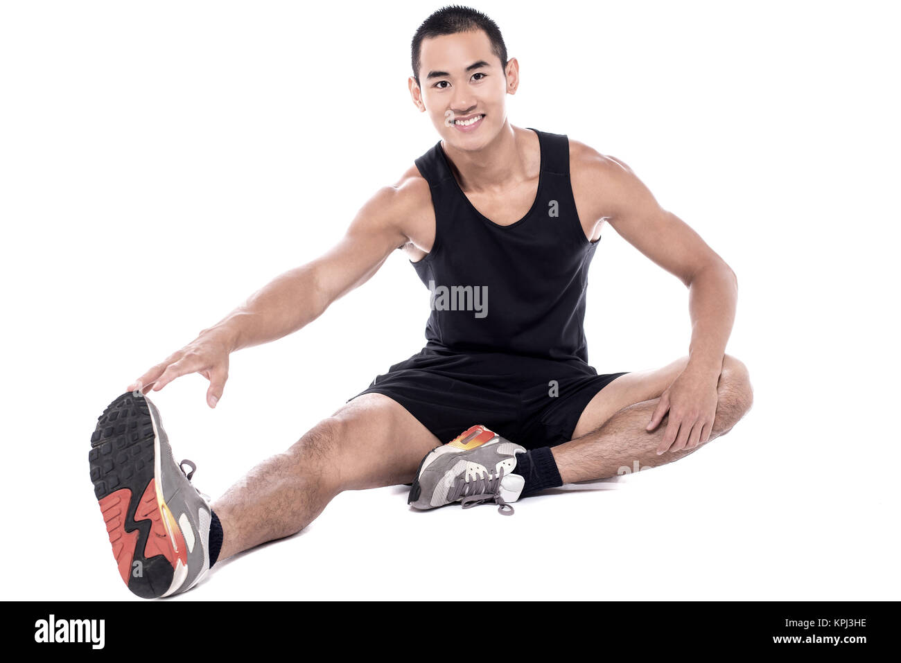 Warm up exercise smiling laughing hi-res stock photography and images ...