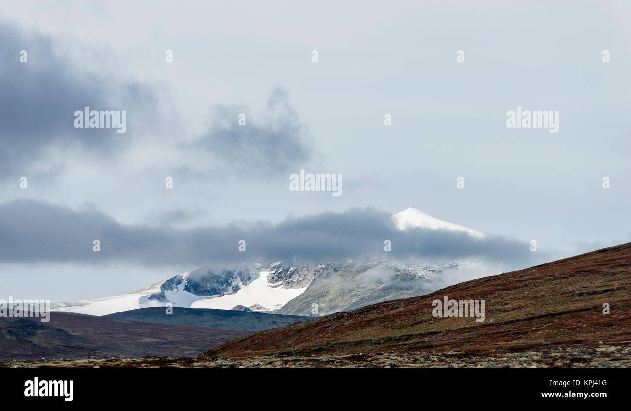 Snow on Norweigian fjeld. Rondane, Norway Stock Photo - Alamy