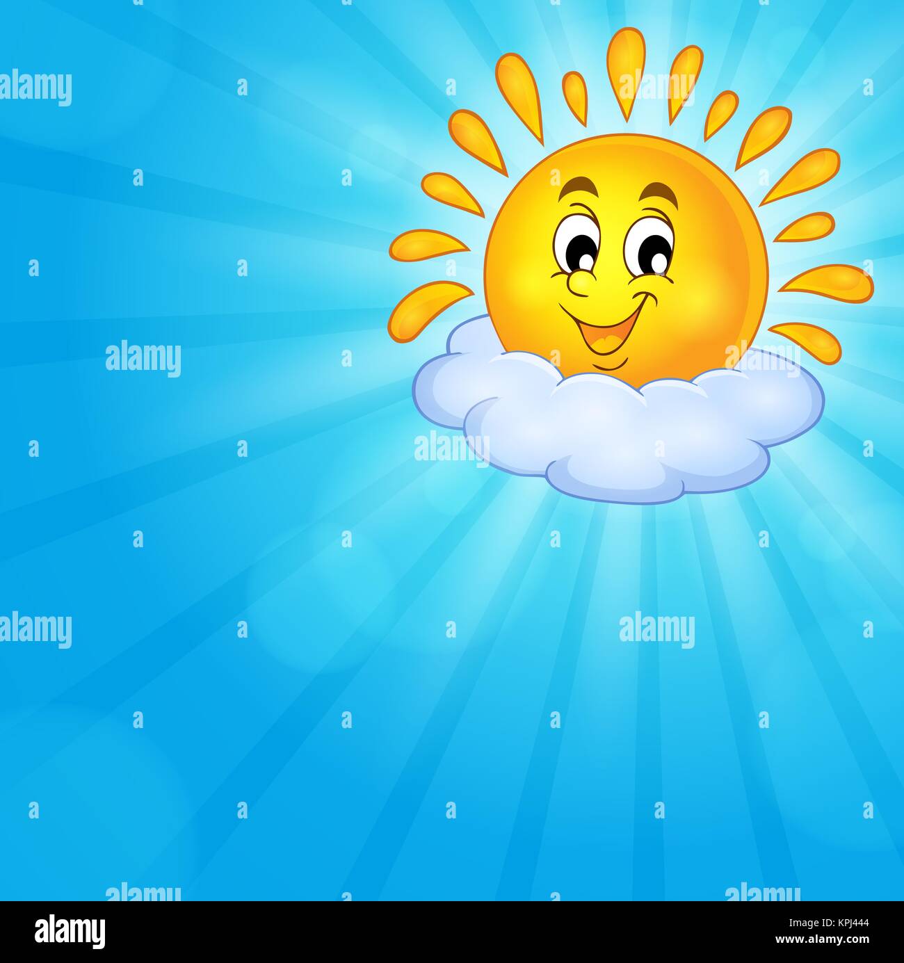 Cheerful sun theme image 3 Stock Photo - Alamy