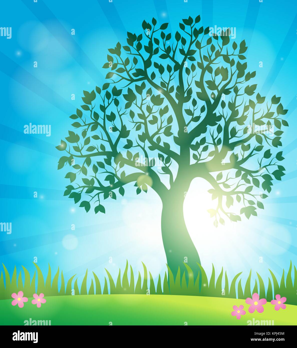 Spring topic background 3 Stock Photo - Alamy