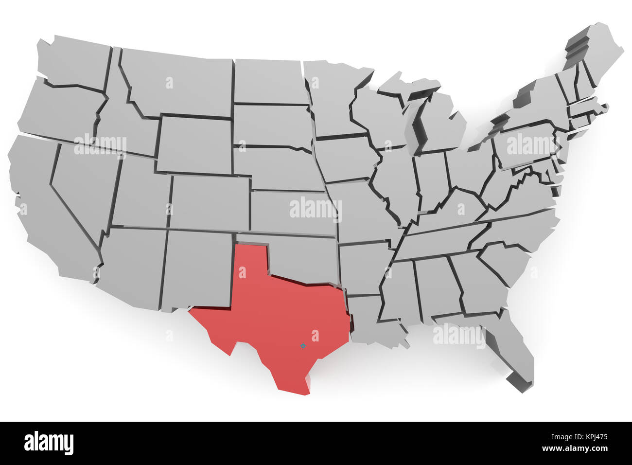 Texas map image Stock Photo - Alamy