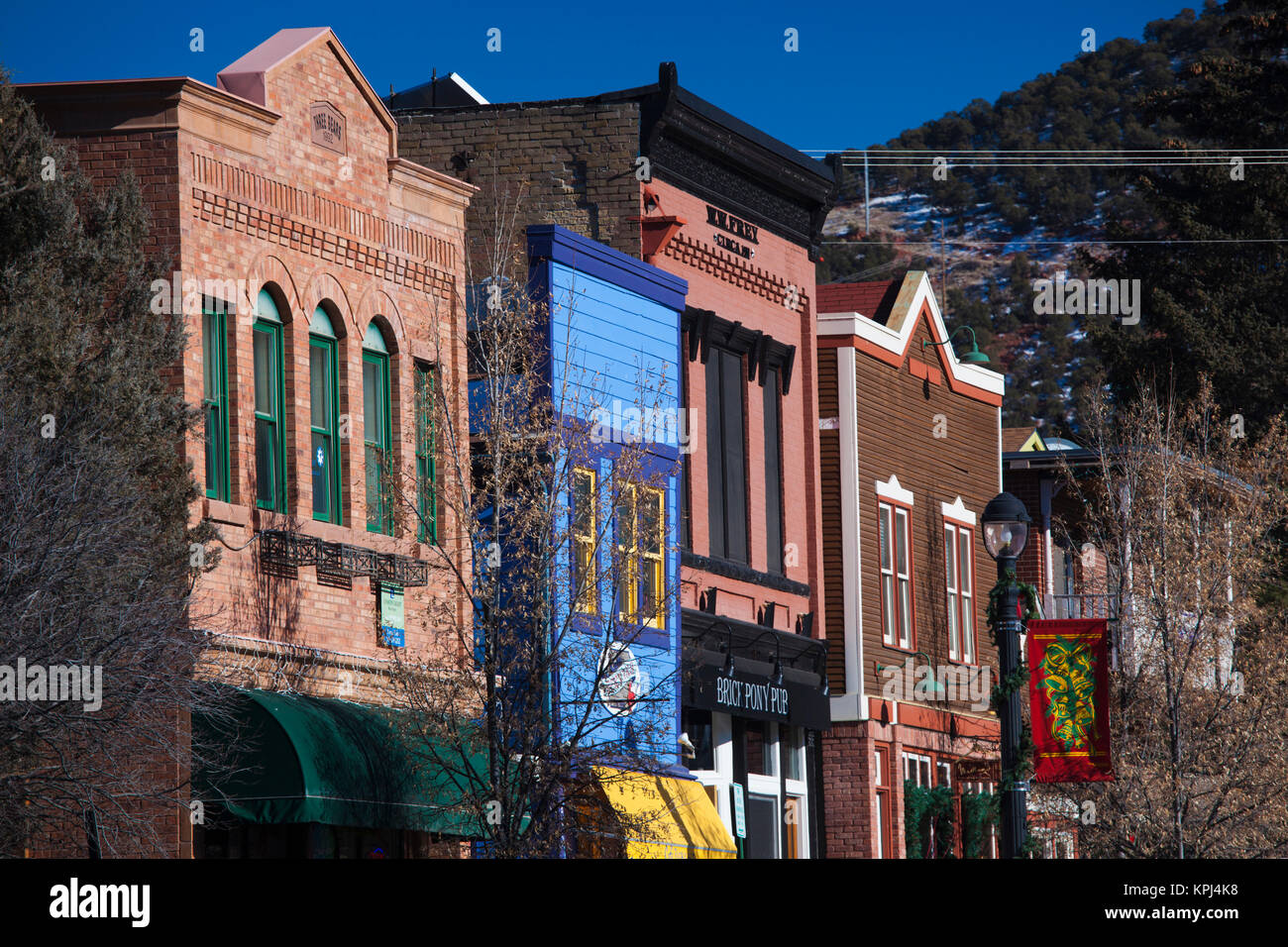 USA, Colorado, Basalt, downtown buildings Stock Photo - Alamy