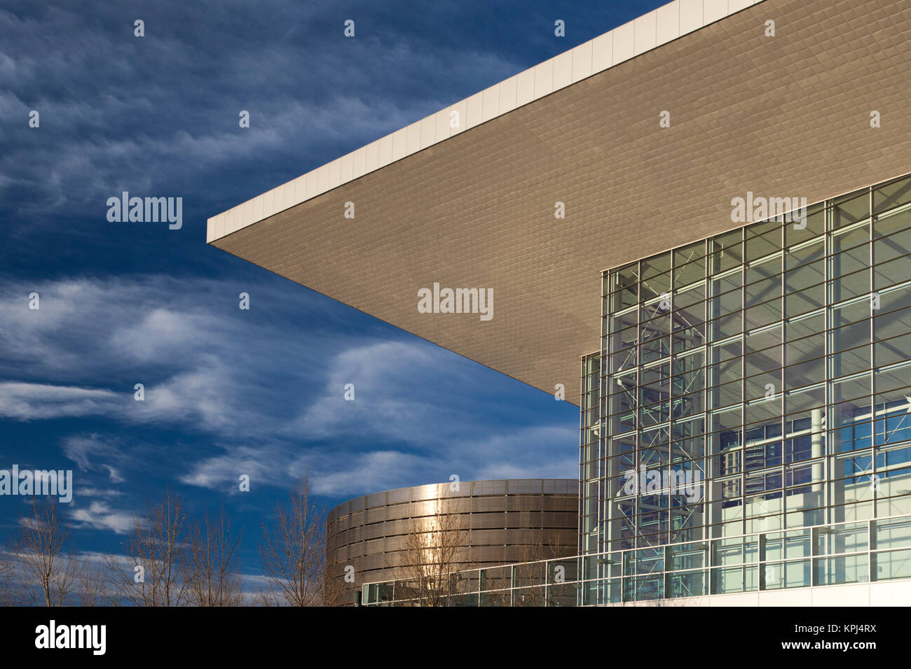 USA, Colorado, Denver, Colorado Convention Center, exterior Stock Photo ...
