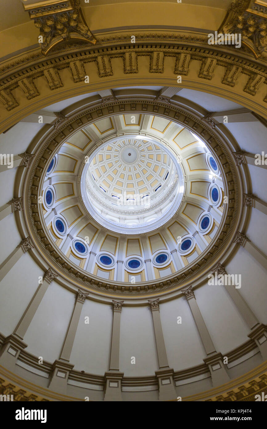 USA, Colorado, Denver, Colorado State Capitol, rotunda interior Stock ...