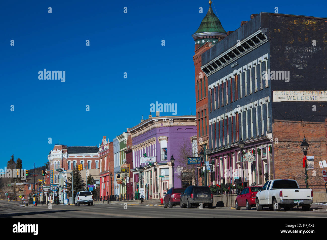 USA, Colorado, Leadville, downtown buildings Stock Photo - Alamy