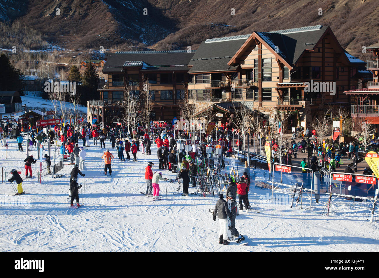 Snowmass Colorado Ski Resort Stock Photos & Snowmass Colorado Ski ...