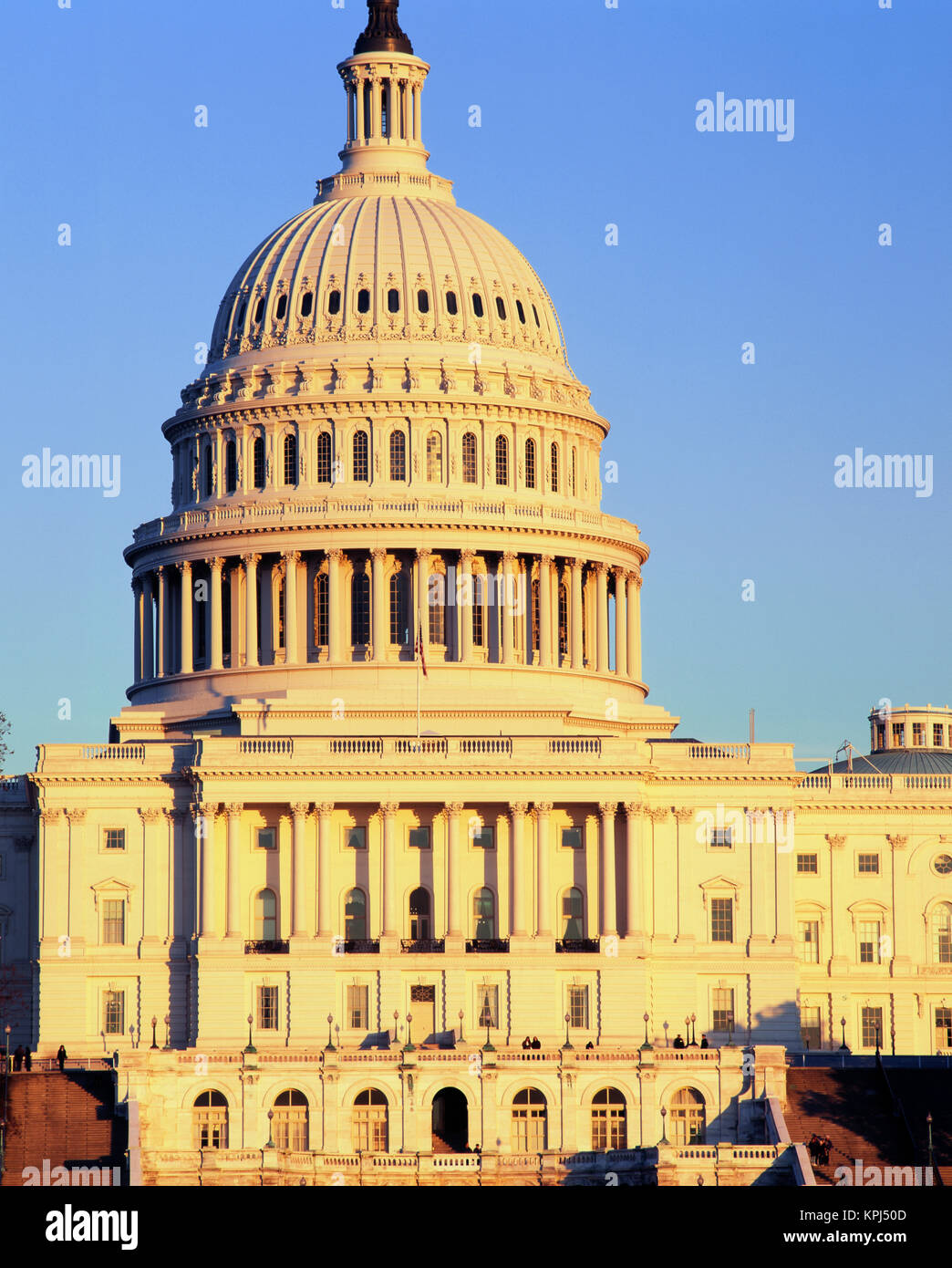 USA, Washington DC, Capitol Building at dusk (Large format sizes ...